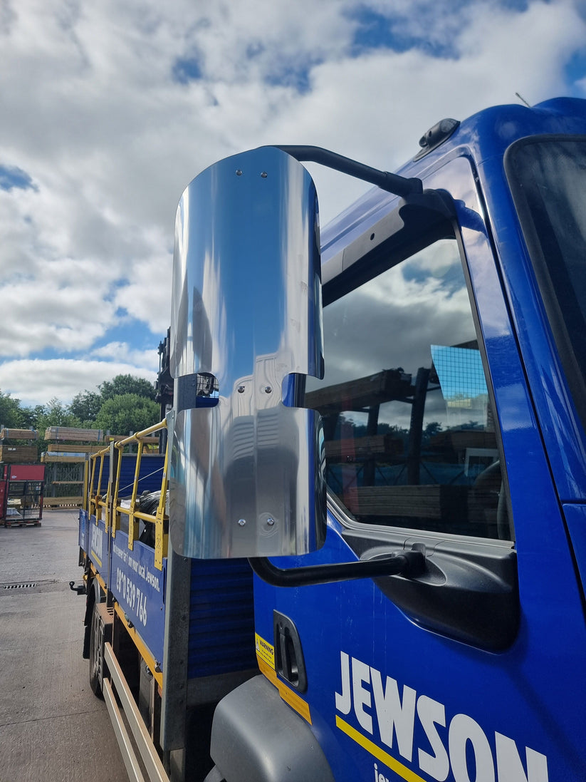 DAF XB Mirror Guard (Stainless steel) Pair – Rhinar